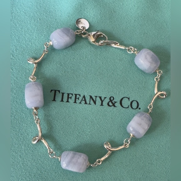 Tiffany & Co. | Jewelry | Tiffany Co Blue Lace Agate Chalcedony ...